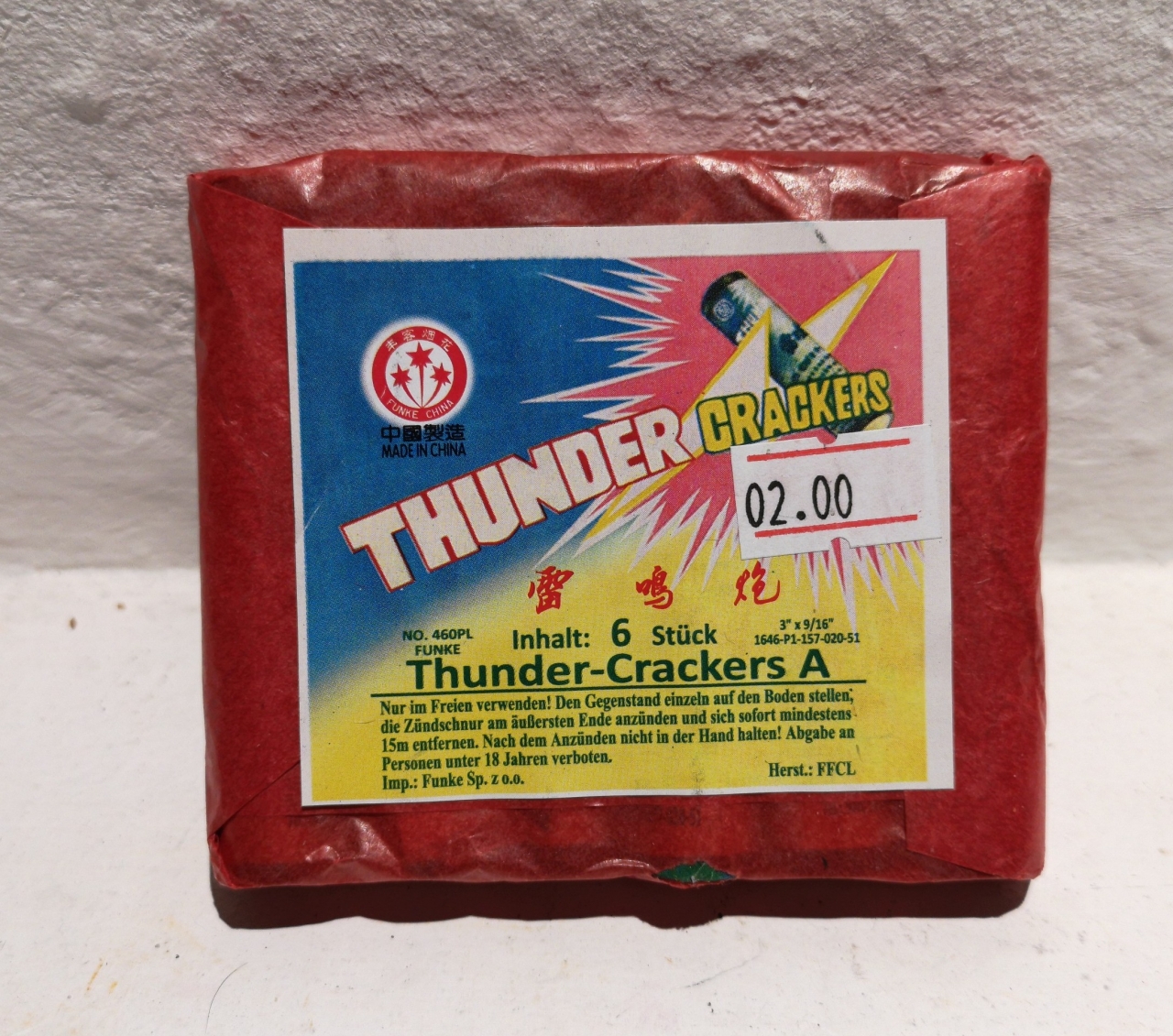 FEUERWERK.net Datenbank | Funke Fajerwerki Thunder-Crackers A