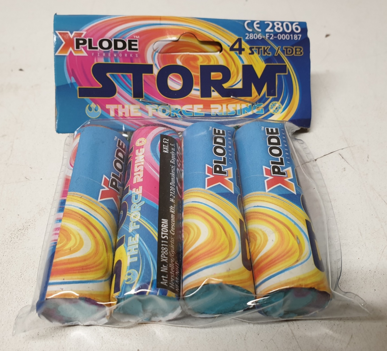 FEUERWERK.net Datenbank | Xplode Fireworks Storm (4er Set)