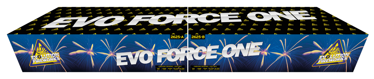 FEUERWERK.net Datenbank | Evolution Fireworks Evo Force One (4 Verbünde)