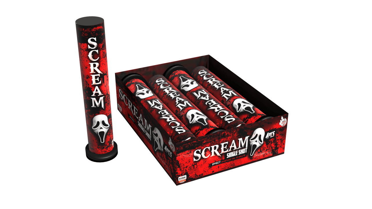 FEUERWERK.net Datenbank | Klasek Trading Scream Single Shot (SS25SC)