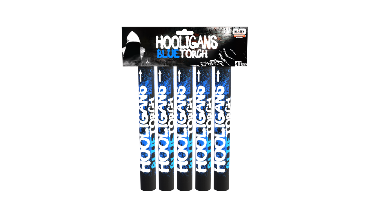 FEUERWERK.net Datenbank | Klasek Trading Hooligans Blue Torch (5er Set)