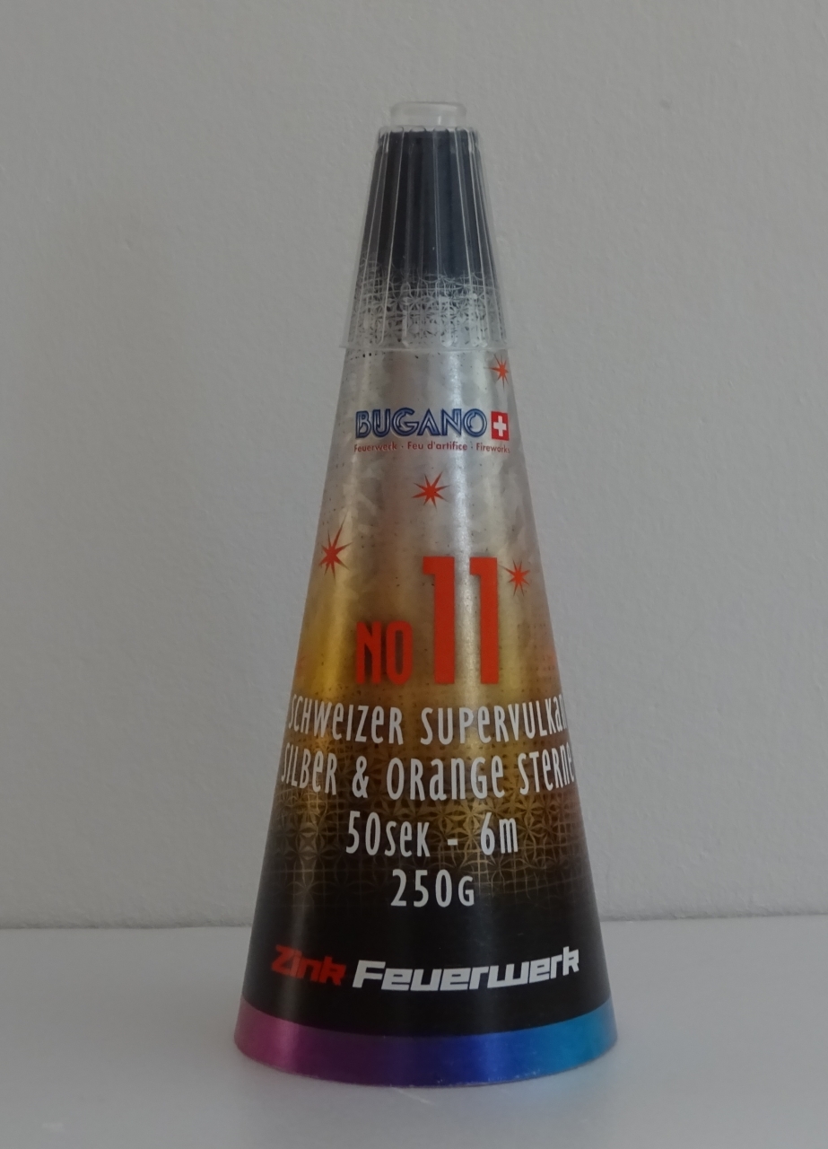 FEUERWERK.net Datenbank | Zink-Feuerwerk Schweizer Supervulkan No. 11 (Bugano)
