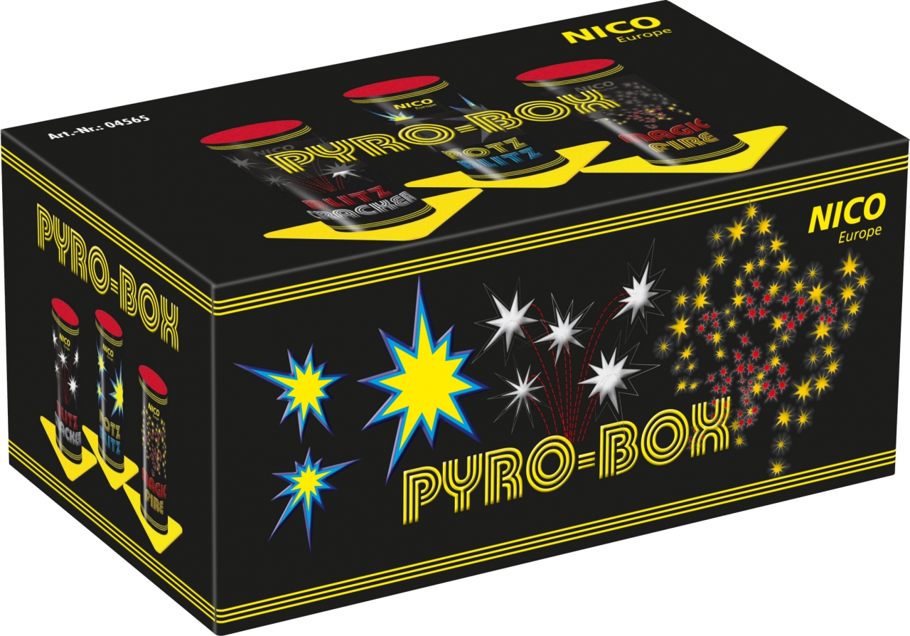 FEUERWERK.net Datenbank | NICO Europe Pyro-Box (3er Sortiment)