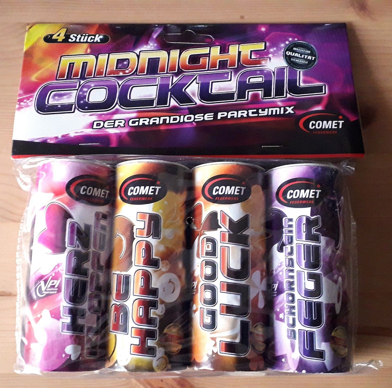 FEUERWERK.net Datenbank | Comet Feuerwerk Midnight Cocktail (4er Tisch ...