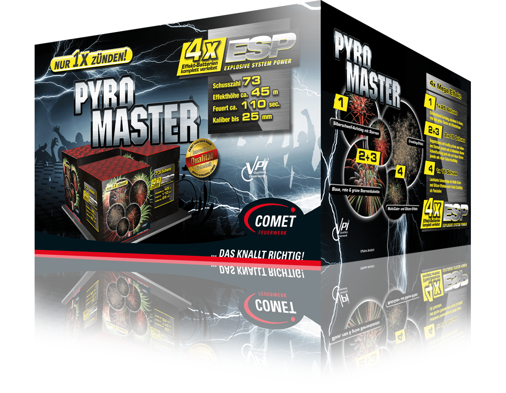 FEUERWERK.net Datenbank | Comet Feuerwerk Pyromaster