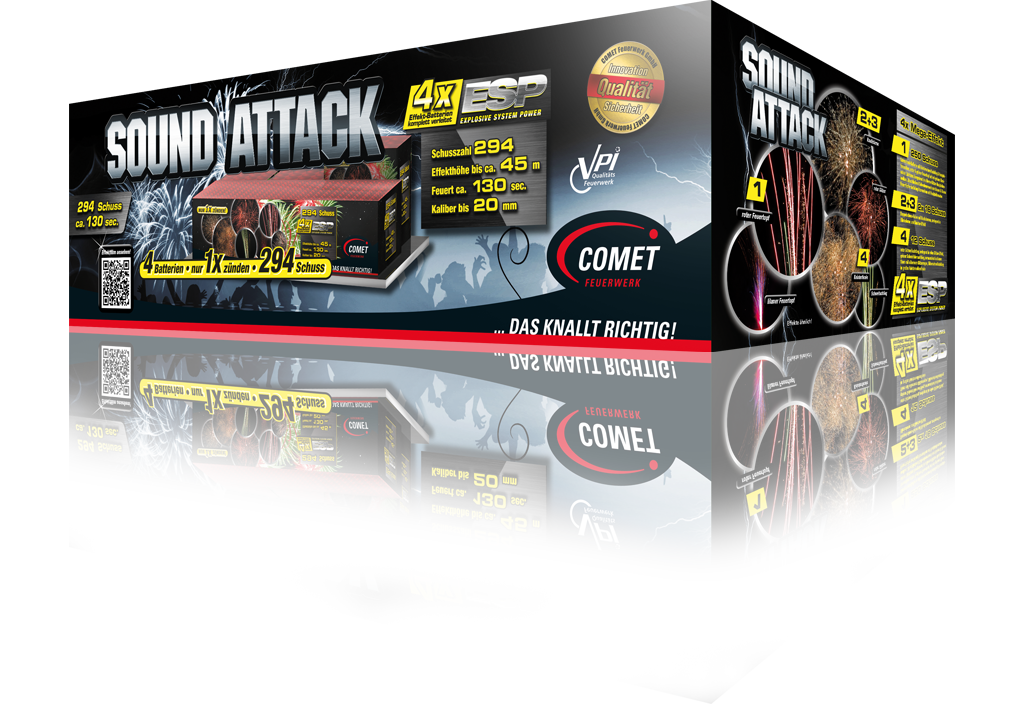 FEUERWERK.net Datenbank | Comet Feuerwerk Sound Attack