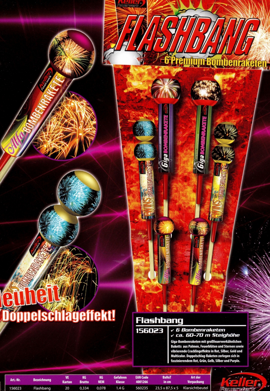 FEUERWERK.net Datenbank | Keller Feuerwerk Flashbang