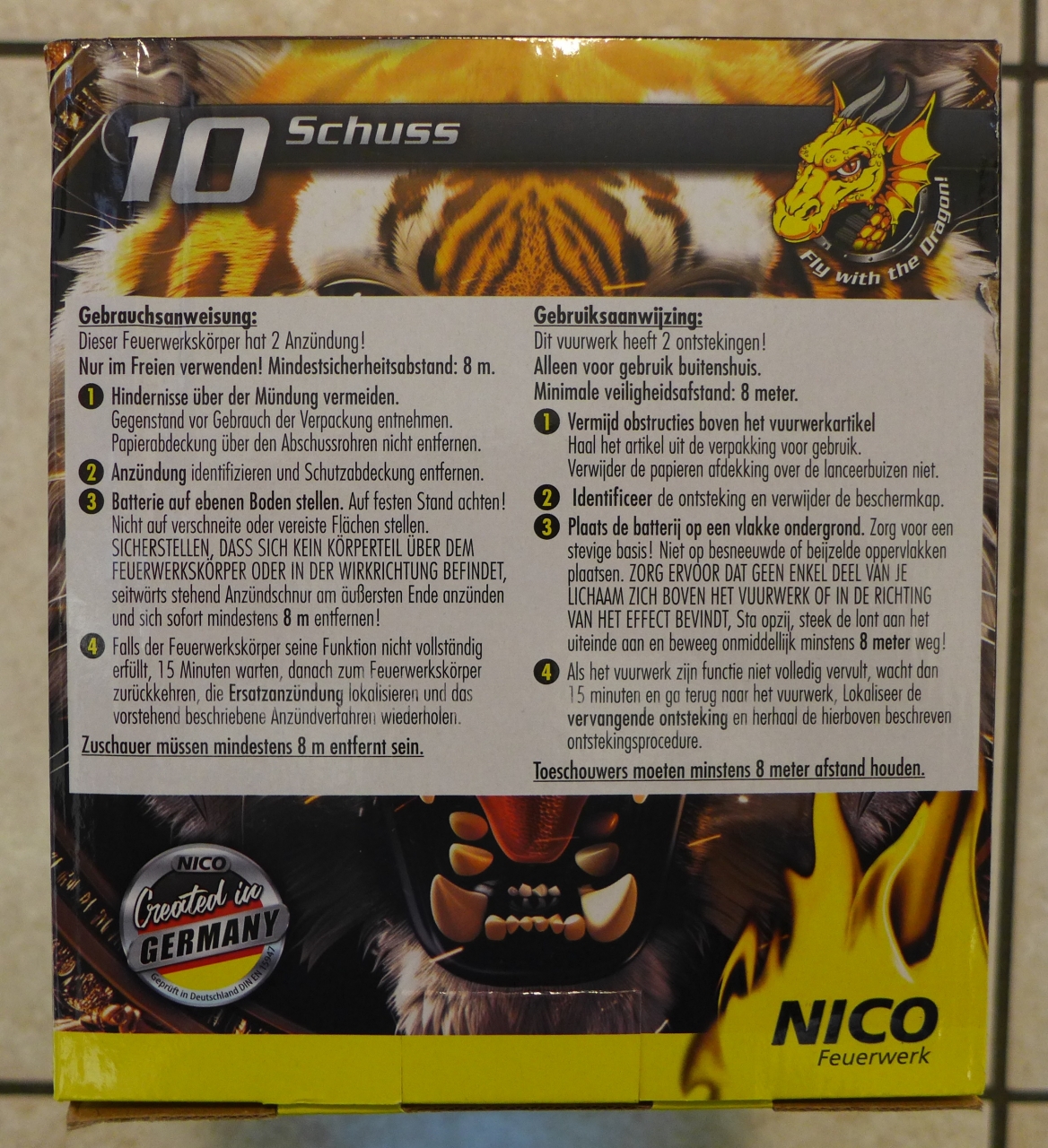 FEUERWERK.net Datenbank | Nico Golden Tiger