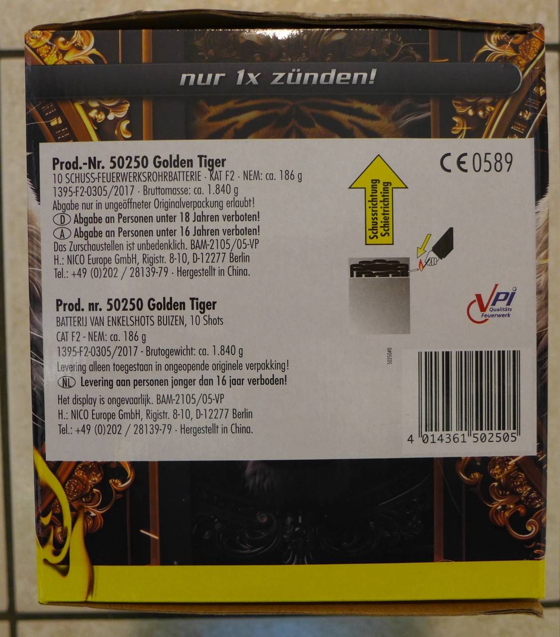 FEUERWERK.net Datenbank | Nico Golden Tiger