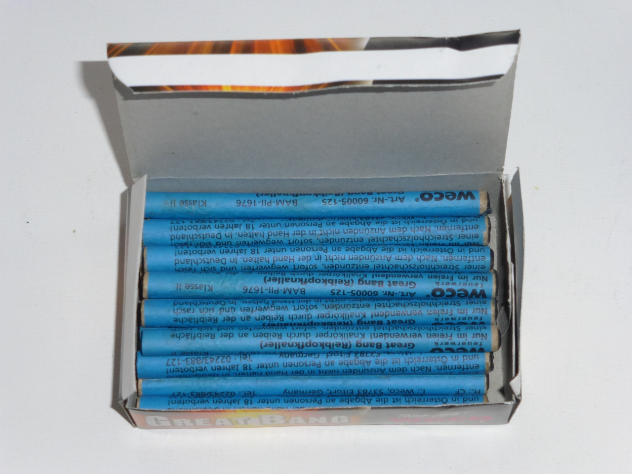 FEUERWERK.net Datenbank | Weco Feuerwerk Pyro-Petarde