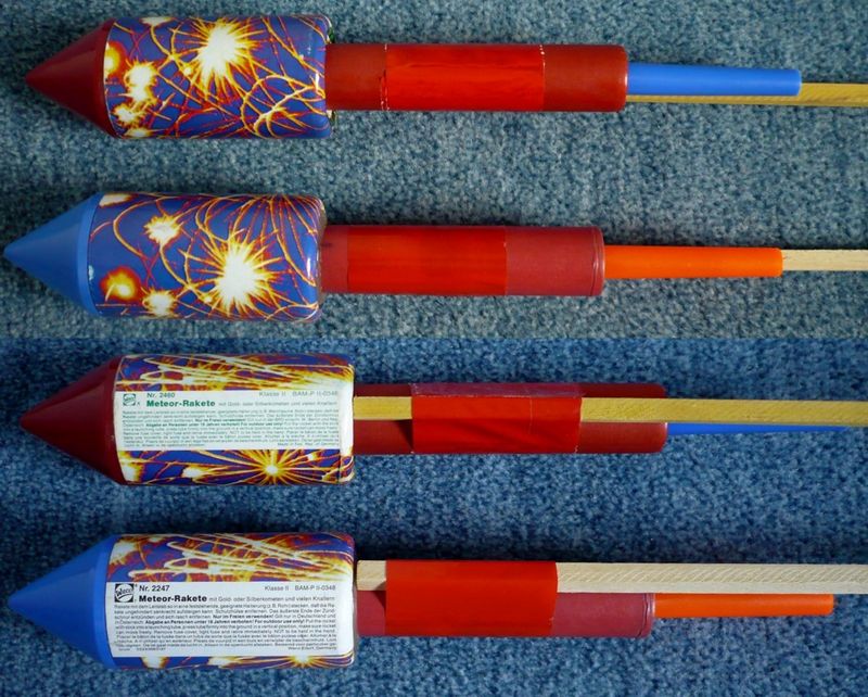 FEUERWERK.net Datenbank | Weco Feuerwerk Meteor-Rakete