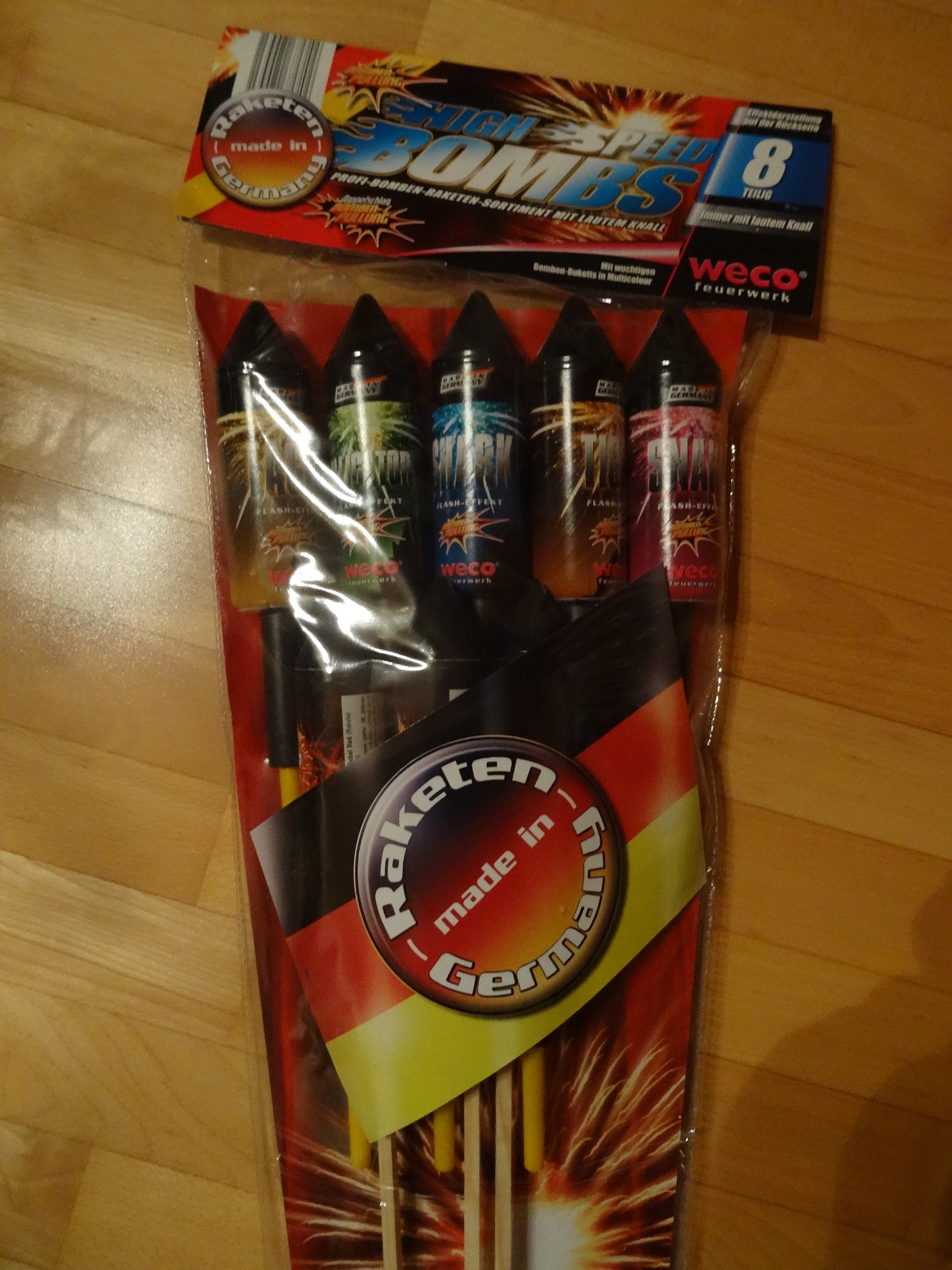 FEUERWERK.net Datenbank | Weco Feuerwerk High Speed Bombs