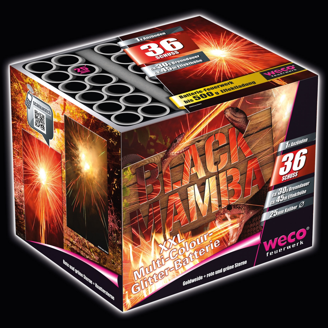 FEUERWERK.net Datenbank | Weco Feuerwerk Black Mamba