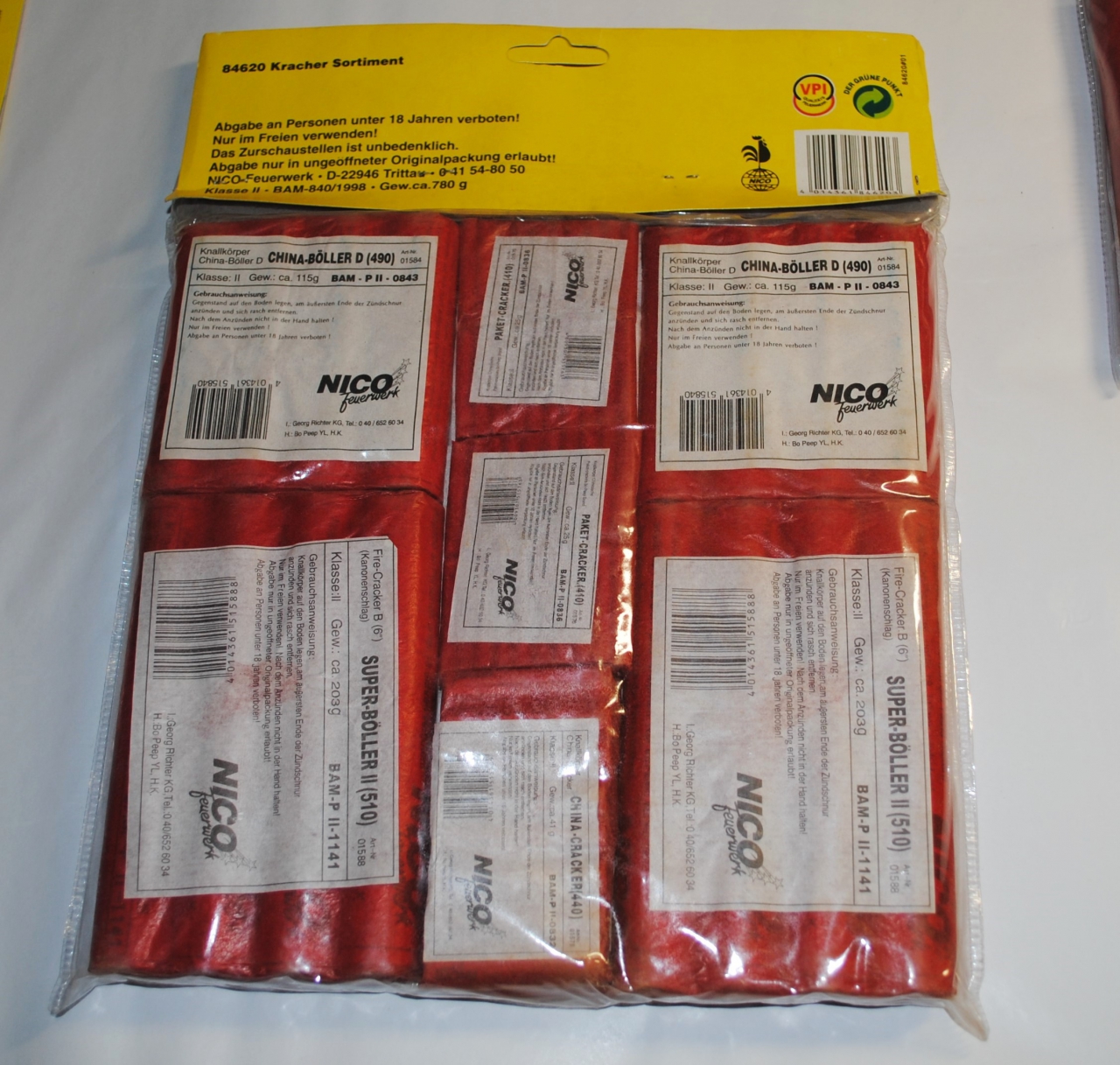 FEUERWERK.net Datenbank | Nico Kracher Sortiment