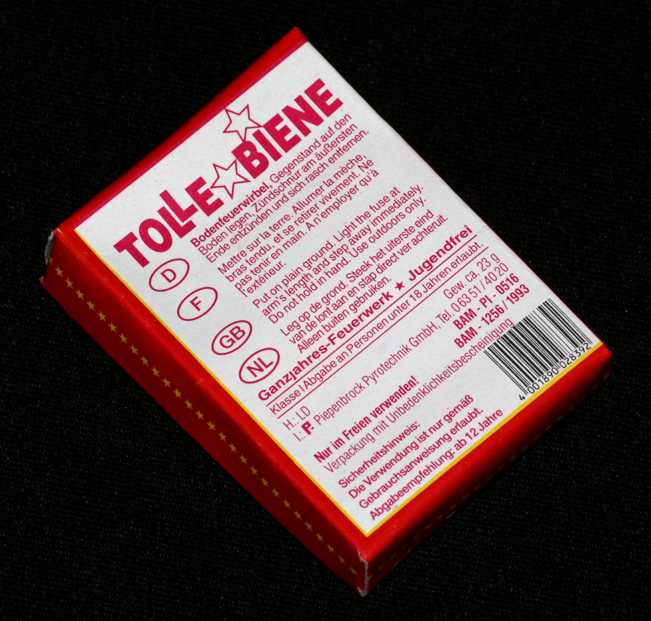 FEUERWERK.net Datenbank | Moog-Nico Tolle Biene