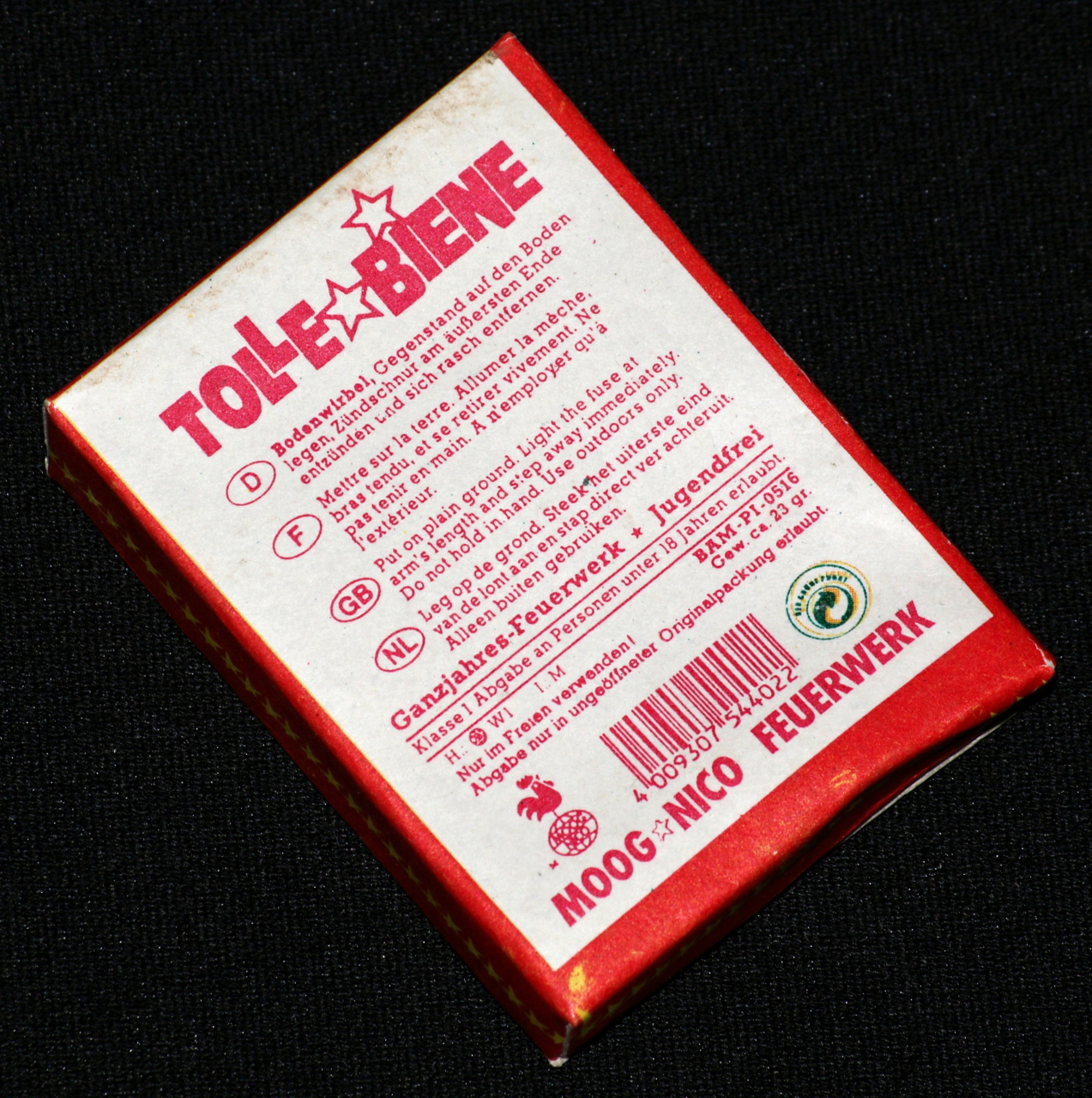 FEUERWERK.net Datenbank | Moog-Nico Tolle Biene