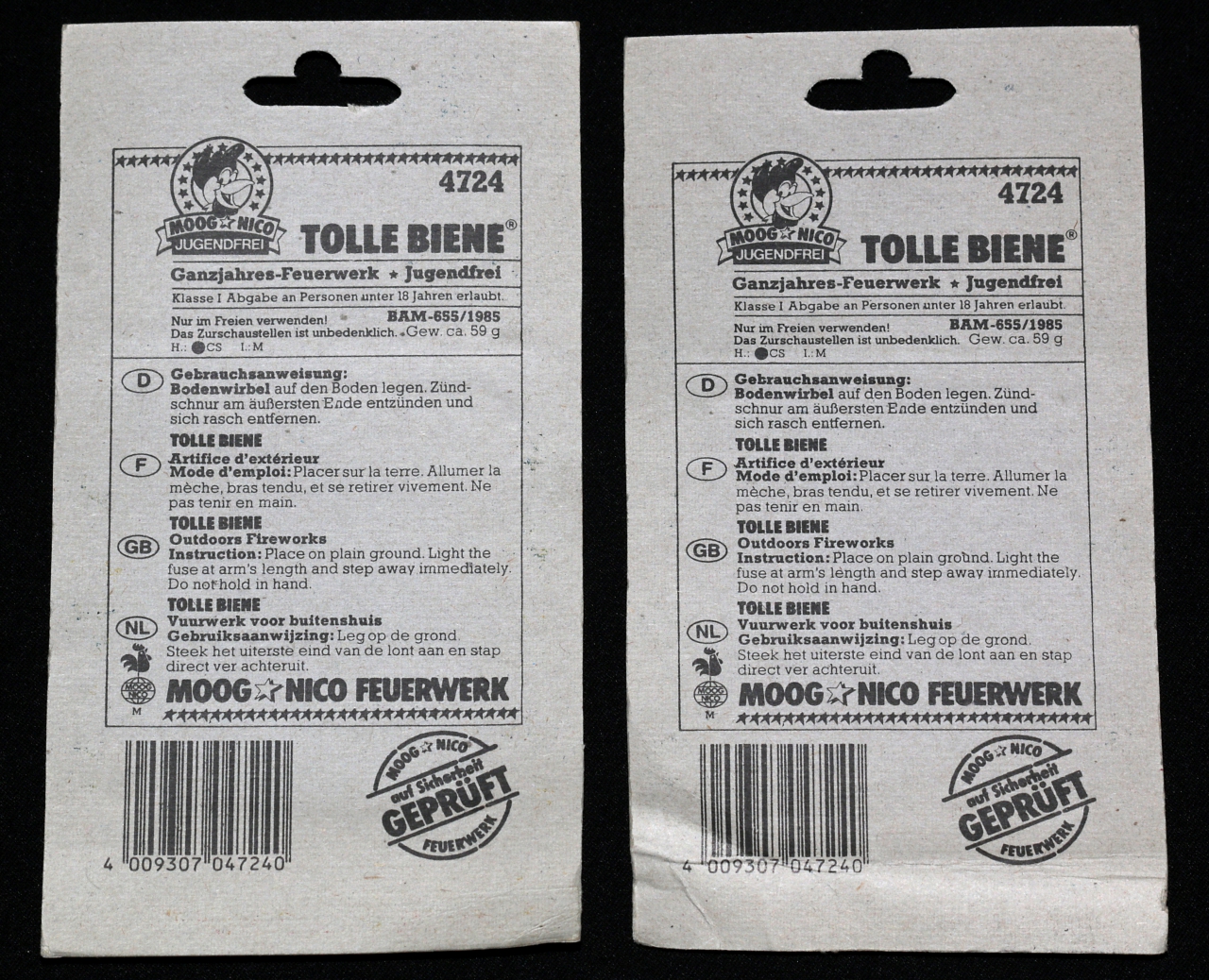 FEUERWERK.net Datenbank | Moog-Nico Tolle Biene