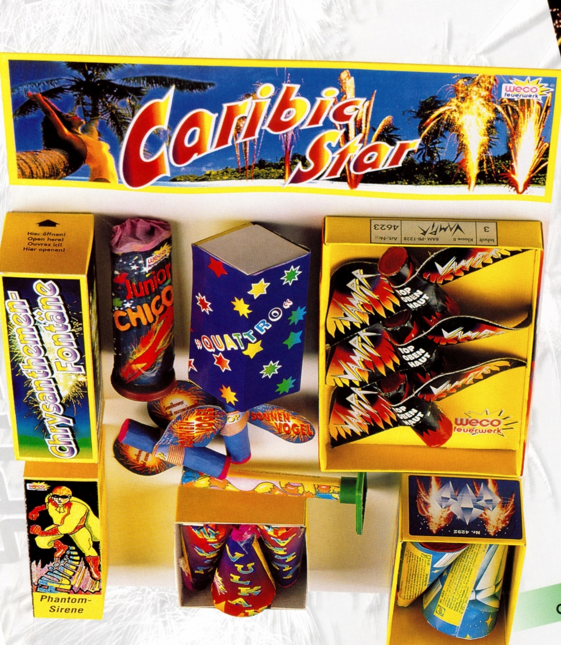 FEUERWERK.net Datenbank | Weco Feuerwerk Caribic Star