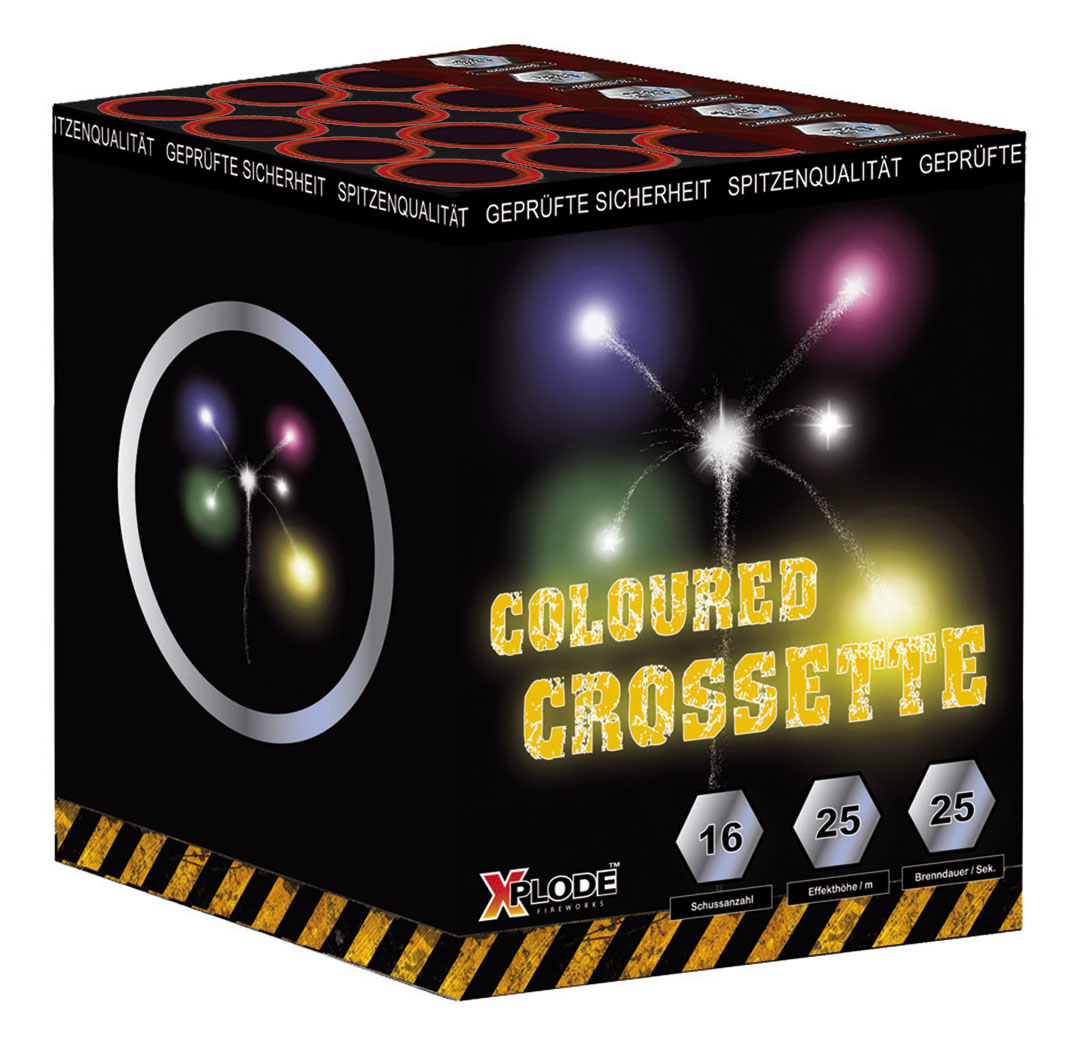 FEUERWERK.net Datenbank | Xplode Fireworks Coloured Crossette