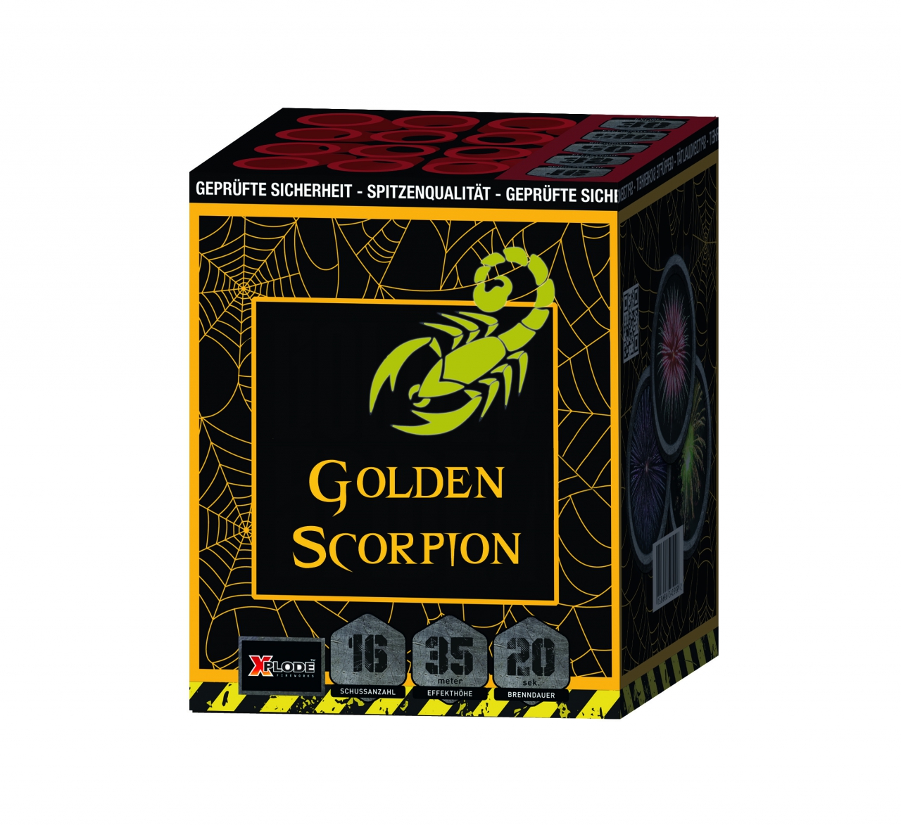 FEUERWERK.net Datenbank | Xplode Fireworks Golden Scorpion