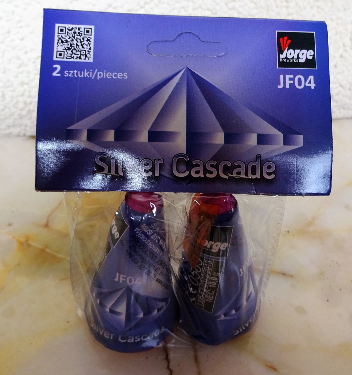 FEUERWERK.net Datenbank | Jorge Fireworks Silver Cascade 2er