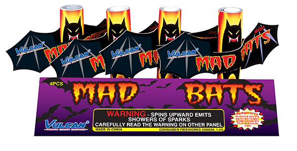 FEUERWERK.net Datenbank | Vulcan Fireworks Mad Bats